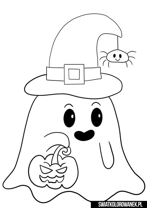 Upiorne Stworki Na Halloween Darmowe Kolorowanki Do Druku
