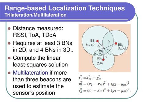 ppt localization techniques in wireless sensor networks powerpoint presentation id 5357619