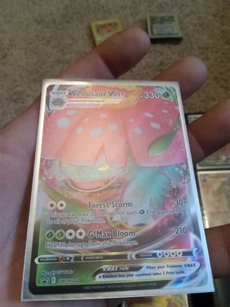 Mavin Pokémon TCG Venusaur VMAX SWSH Black Star Promos SWSH102 Holo Promo