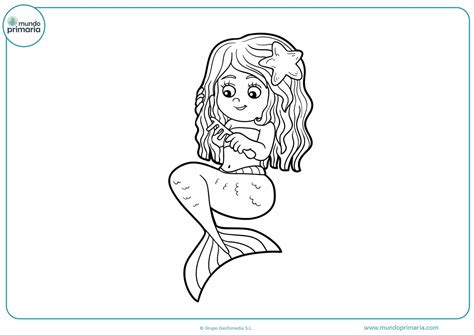 Dibujos De Sirenas Para Colorear E Imprimir Gratis