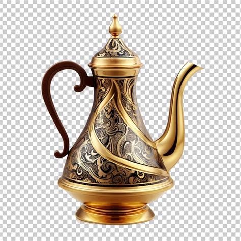 La cafetera árabe en png Archivo PSD Premium