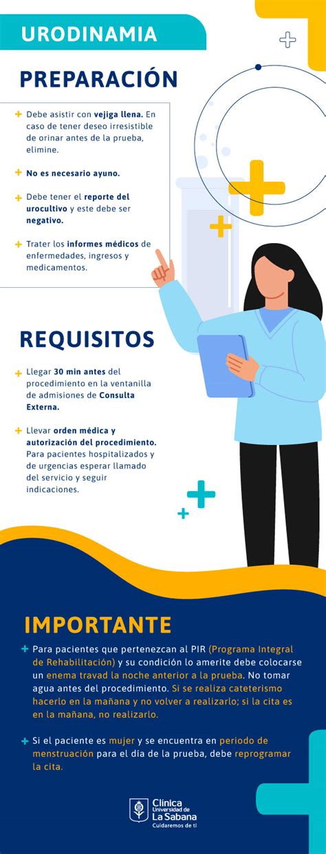 Preparación para procedimientos de urología Clínica Universidad de La