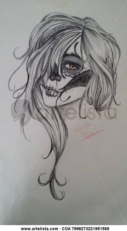 Catrinas Dibujos A Lapiz Dibujos A Lapiz Patreon 2018 Domestika