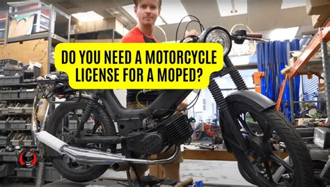 Do You Need A Motorcycle License For A Moped Laws SuperBike Newbie