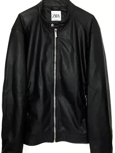 Campera De Cuero Negra De Hombre Zara En Venta En General La Madrid