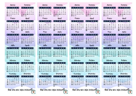 MARCADOR DE PÁGINA CALENDÁRIO 2023