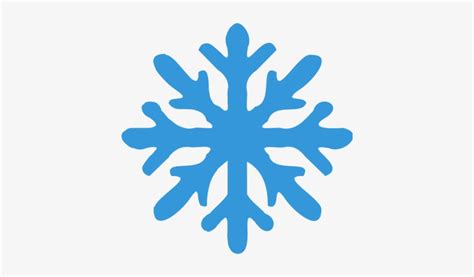 Frozen Snowflake ClipArt Black Color Winter Clip Art Intricate Clip