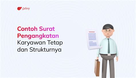 Contoh Surat Pengangkatan Karyawan Tetap Dan Strukturnya