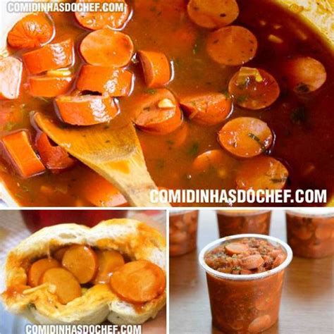 Molho De Salsicha Para Cachorro Quente Comidinhas Do Chef