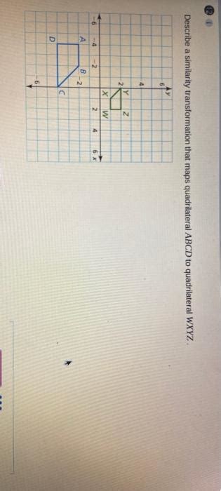 solved describe a similarity transformation that maps