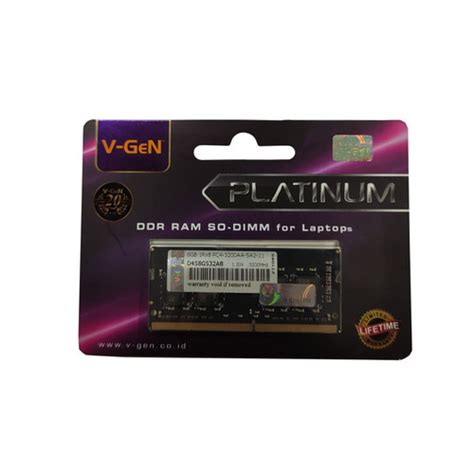 Jual Ram Ddr Sodimm V Gen Platinum Gb Pc Mhz Memory Laptop