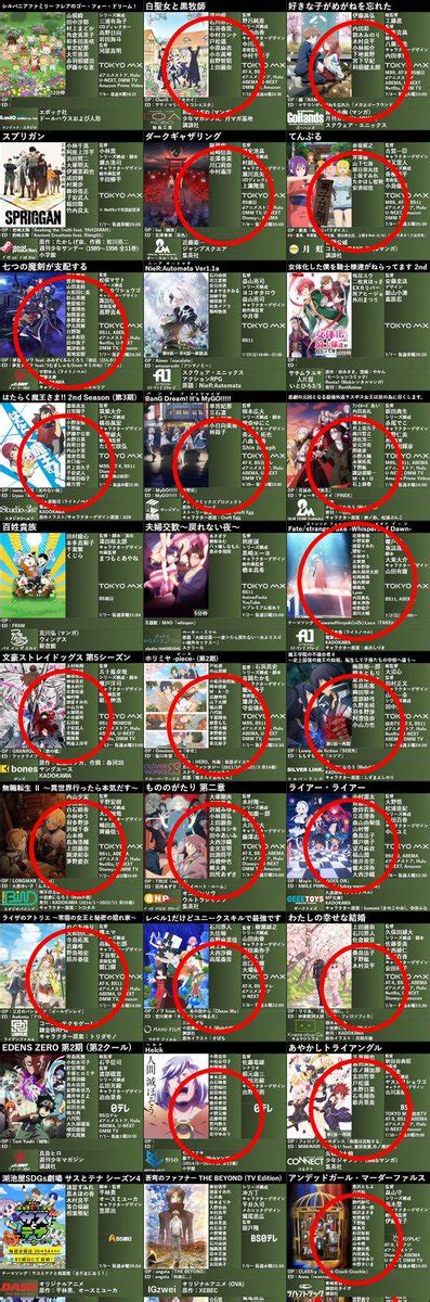 アニメーバーのSora アニメ系YouTuber萌えキャラ大好き on Twitter 2023年 夏アニメ 見る作品はこちら