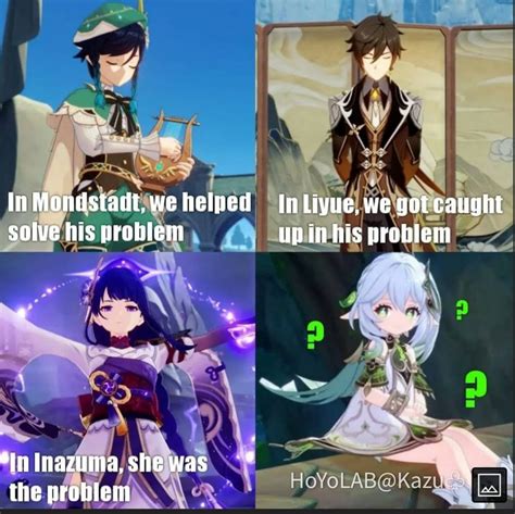 Meme Genshin Impact Hoyolab