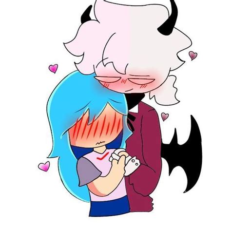 Sky x Selever dibujo no mío Anime Ship art Funkin