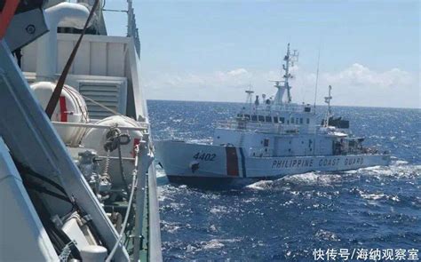 菲律宾欲强闯仁爱礁中国海警船劝离无效直接开水炮驱离 快资讯
