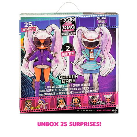 LOL Surprise OMG Movie Magic Gamma Babe Fashion Doll With 25 Surprises