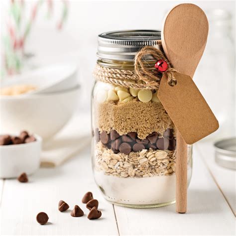 Pot de préparation pour biscuits aux pépites de chocolat et flocons d