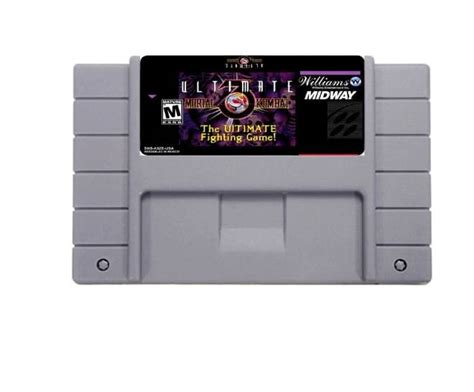Ultimate Mortal Kombat 3 For SNES Consoles Working Cartridge NTSC Or