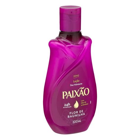 Loção Corporal Deo Hidratante Flor de Baunilha Paixão Frasco 200ml