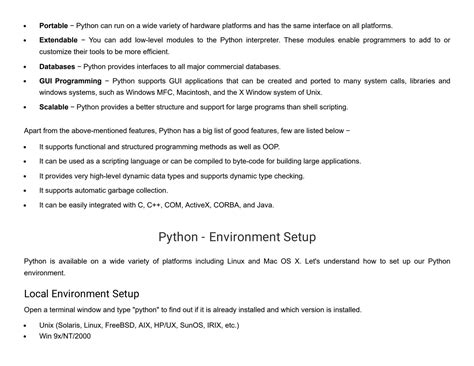SOLUTION Python Quick Guide Studypool