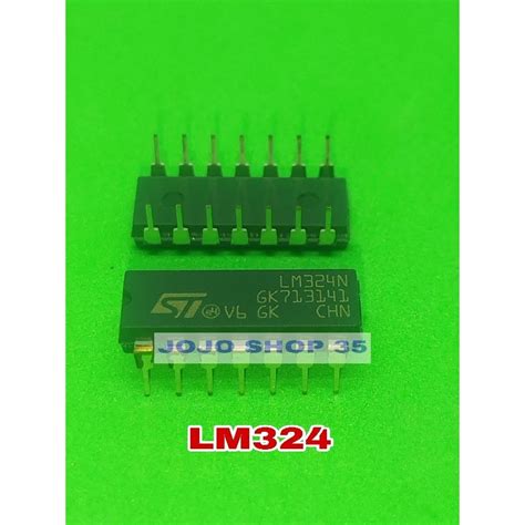 Jual IC LM324 LM 324 Lm 324 Lm324 Lm324 ASLI ORIGINAL ST Lm324N LM324N