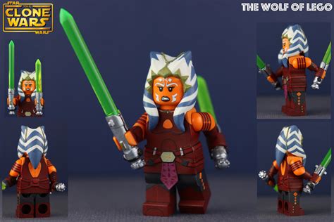 Custom Lego Ahsoka Tano From Star Wars The Clone Wars Flickr