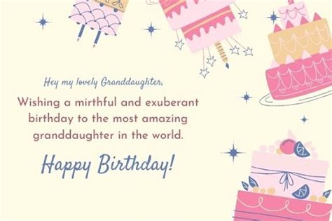 31 Happy Birthday Images For Granddaughter Wishes