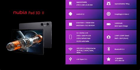 Mwc Zte Presenta El Nubia Pad D Ii El Primer Tablet D G Ai