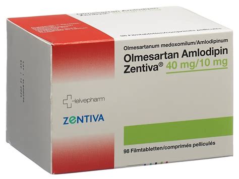 Olmesartan Amlodipine Zentiva Filmtabl Mg Blist Stk Online