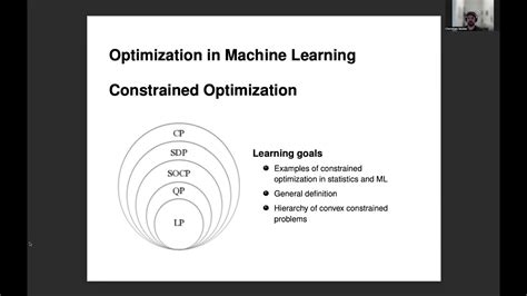 optimization in machine learning constrained optimization constrained optimization
