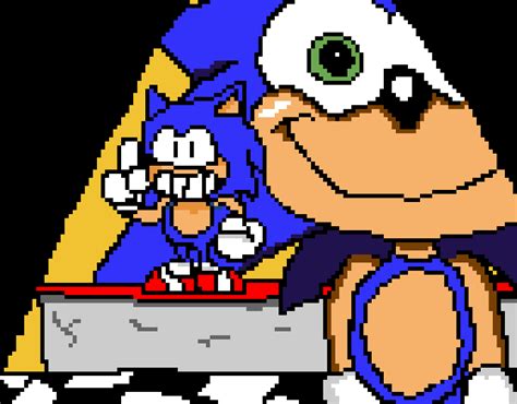 If Sonic Was In Pizza Tower Contest Pixel Art