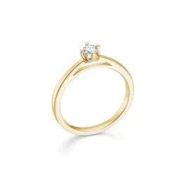 Mads Z Crown Ring 14 Kt Guld 0 16 Ct 1541616 Ditur