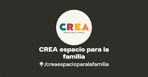 Crea Espacio Para La Familia Instagram Linktree