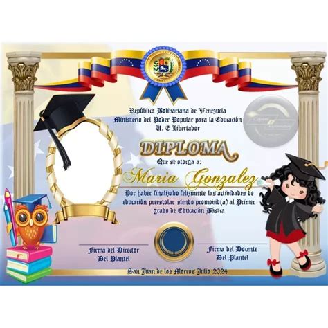 Modelos De Diplomas De 6to Grado Diploma Graduaci 243 N A31 Artofit