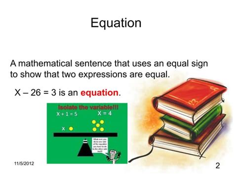 Vocabulary Presentation Equations PPT