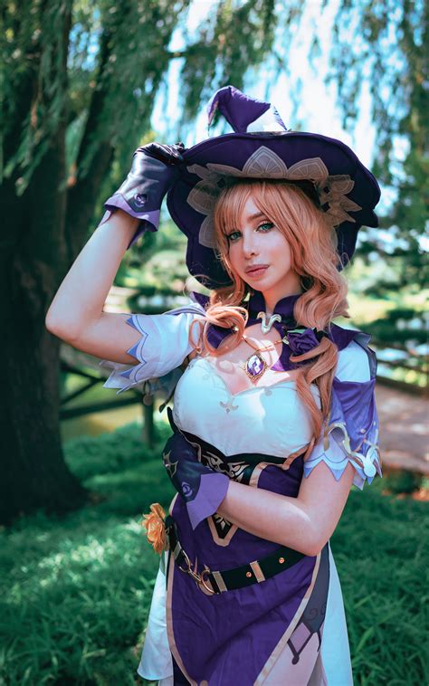 Lisa Genshin Impact Katerina Marie Model Cosplayer World Traveler