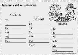 Atividades Verbo Para Imprimir Atividades O Uso Dos Verbos No