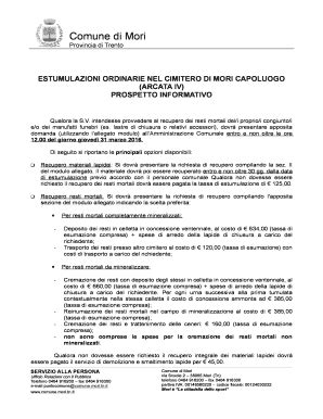 Compilabile Online Comune Mori Tn File Modulo Estumulazioni MORI 2015