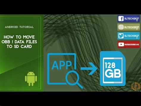 How To Move Data Obb Files To Sd Card Root Youtube