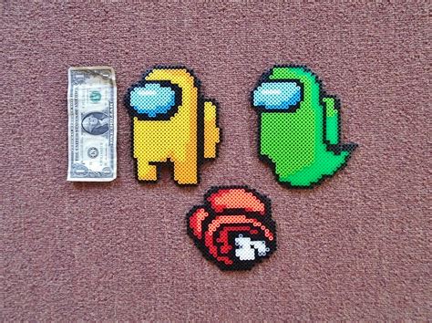 Among Us Perler Bead Set Etsy Diy Perler Bead Crafts Hama Beads Images