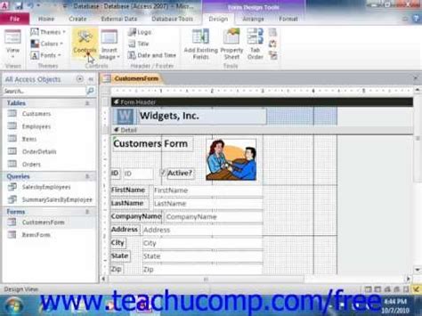 Learn About Adding Line And Rectangle Controls In Microsoft Access At