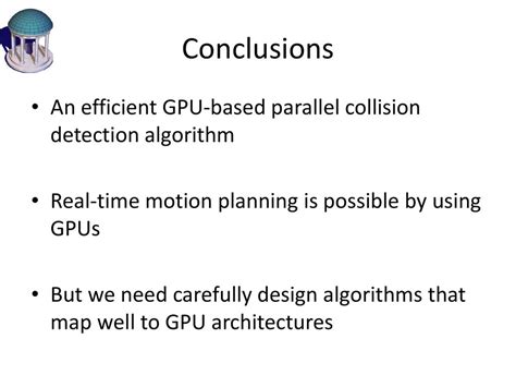 gpu based parallel collision detection for real time motion planning ppt download