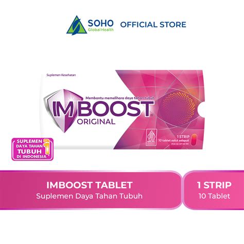 Jual Imboost Tablet Immunity Booster Daya Tahan Tubuh 1 Strip 10