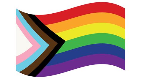 New Lgbtq Rights Pride Flag Progressive Pride Flag Vector