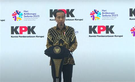 Jokowi Singgung Kembali Ruu Perampasan Aset Di Hari Antikorupsi Forum