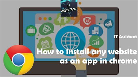 How To Install Any Website As An App In Chrome Youtube