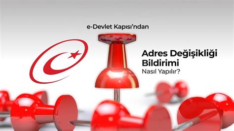 e Devlet Kapısı ndan Adres Değişikliği Bildirimi Nasıl Yapılır YouTube