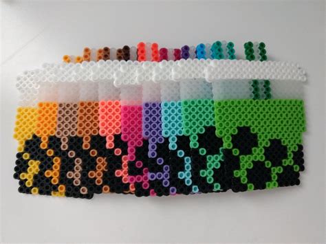 Rainbow BOBA Perler Bead Ornaments MY FAVORITE Perler Beads
