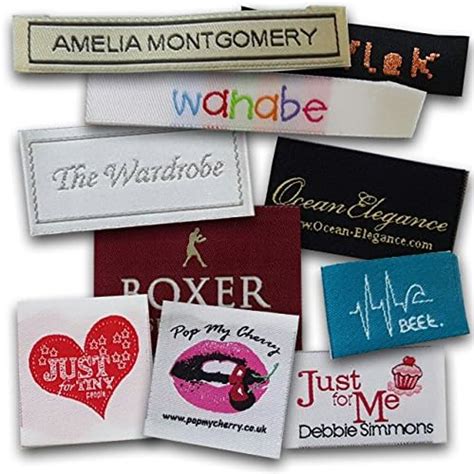 300 Sewing Labels Custom Woven Labels Custom Woven Labels Basic