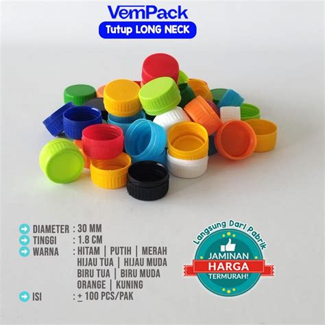 Jual Terkini Tutup Botol Long Neck Tutup Botol Aqua Warna Shopee